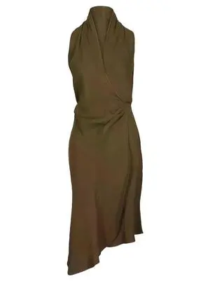 PETER COHEN Victor Asymmetric Dress - Green
