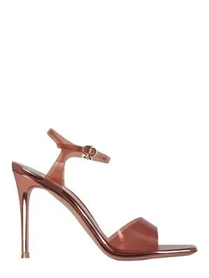 GIANVITO ROSSI Square-toe Heeled Sandals - Pink