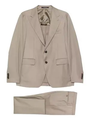 Tagliatore Single-breasted Suit - Neutrals