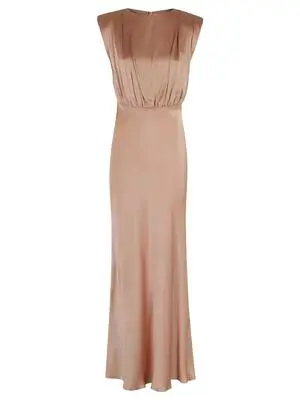 SEMICOUTURE Casilda Maxi Dress - Pink
