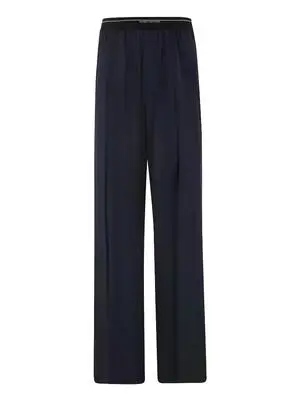 SEMICOUTURE Elasticated Waist Trousers - Blue