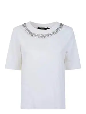 Seventy Embellished Crewneck T-shirt - White