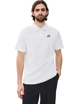MALBON Fairway Polo - White