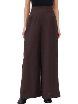 Staud Magpie Wide-leg Pants - Earth