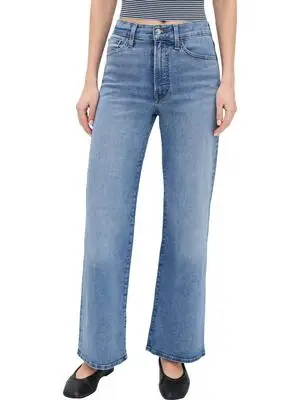 Madewell Wide Leg Jeans - Coastal Blue Wash