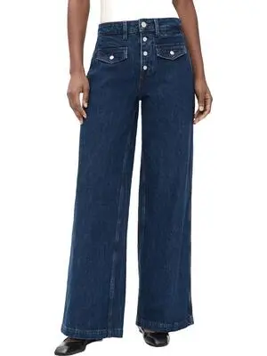 SEVENTY + MOCHI Sadie Wide Leg Jeans - Idaho