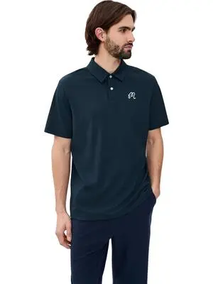 MALBON Fairway Polo - Navy
