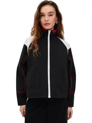 Lioness Shoreline Windbreaker Jacket - Noir