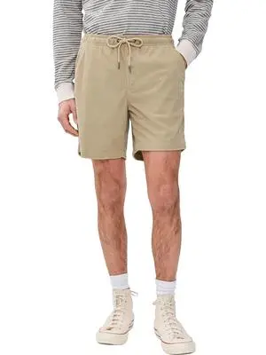 FAIR HARBOR Stretch Corduroy Shorts - Khaki