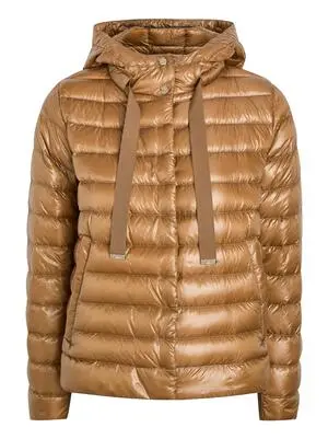 Herno Padded Nylon Jacket - Camel