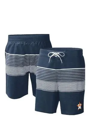 G-III SPORTS BY CARL BANKS Houston Astros Coastline Volley Swim Shorts - Navy