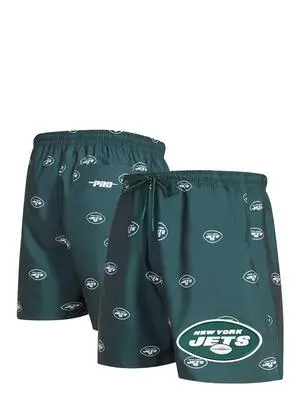 PRO STANDARD Allover Print Mini Logo Shorts - Green