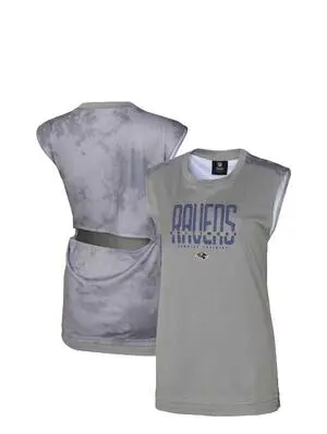 OUTERSTUFF Baltimore Ravens Tie-dye Tank Top - Gray