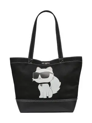 Karl Lagerfeld Paris Cannes Tote - White/black 2