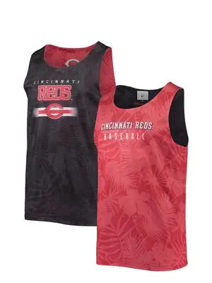 FOCO Cincinnati Reds Floral Reversible Mesh Tank Top - Red