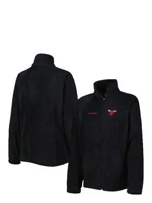 Columbia Chicago Bulls Benton Springs Raglan Full-zip Jacket - Black