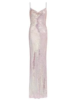 Jenny Packham Foxx Embellished Gown - Lavender