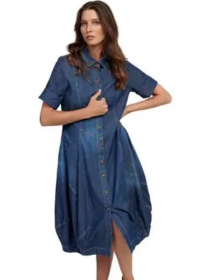 Alembika Barbie Wonderful Shirt Dress - Denim