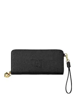 DESERI Paris Saffiano Leather Wallet - Black