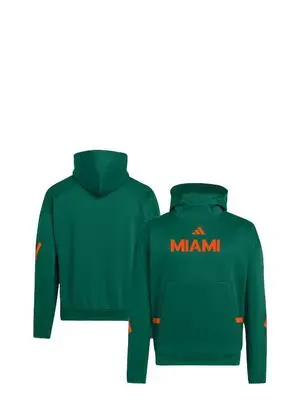 Adidas Miami Hurricanes Z.n.e. Pullover Hoodie - Green