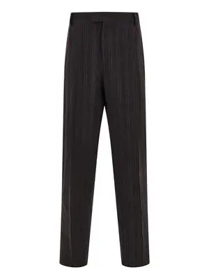 FERRAGAMO Relaxed Tailored Trouser - Brown