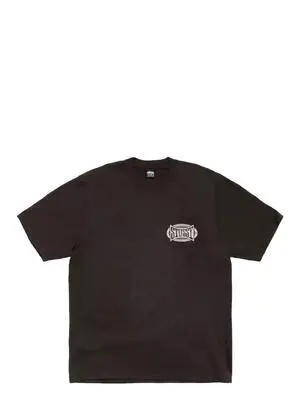 StÜssy Champion Oval Pigment Dyed T-shirt - Black