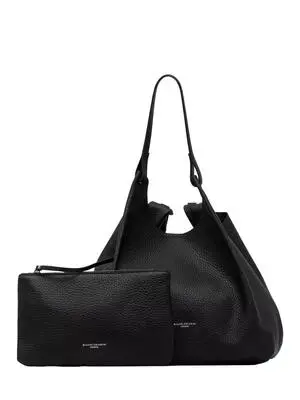 GIANNI CHIARINI Pebble-grain Tote Bag - Black