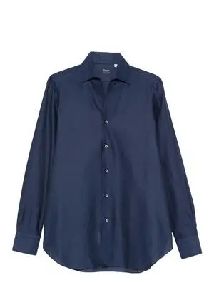 FINAMORE 1925 Cotton Shirt - Blue
