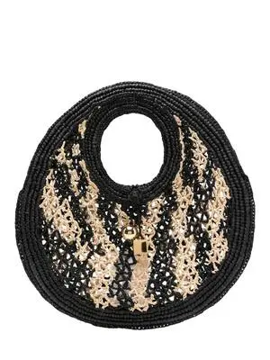Jacquemus Le Petit Rond Spiaggia Handbag - Black