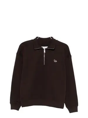 Maison Kitsuné Baby Fox Cotton Sweatshirt - Brown