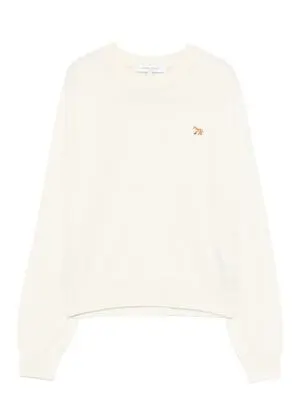 MAISON KITSUNÉ Baby Fox Wool Crewneck Jumper