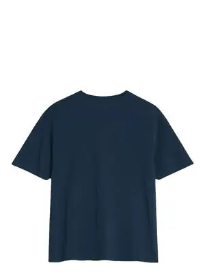 Maison Kitsuné Fox Head Cotton T-shirt - Blue