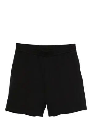 Emporio Armani Cotton Shorts - Black