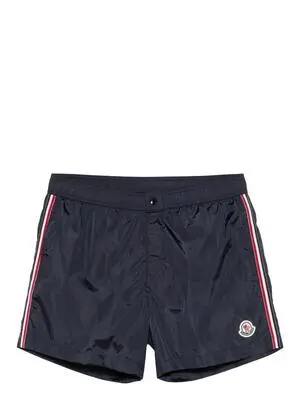 Moncler Logo Swim Shorts - Blue