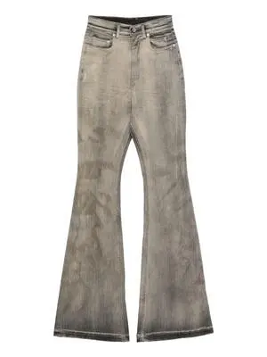 Rick Owens Bootcut Denim Jeans - Grey