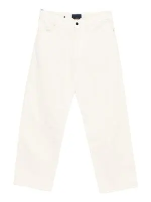 Stone Island Denim Cotton Jeans - White