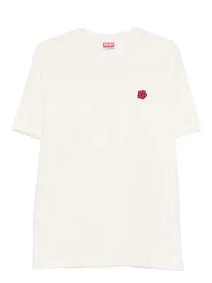 Kenzo Boke Flower Cotton T-shirt Beige