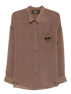 BAZAR DE LUXE Long-sleeve Shirt - Brown