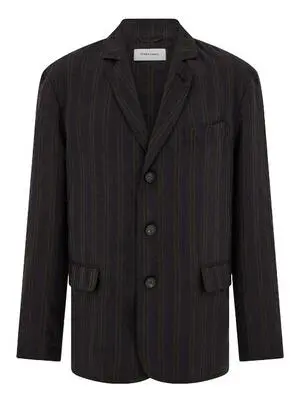 FERRAGAMO Single Breasted Blazer - Natural