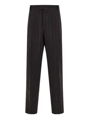 FERRAGAMO Relaxed Tailored Trousers - Red