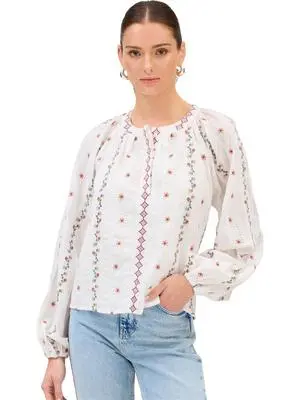 Allison Theadore Blouse - White