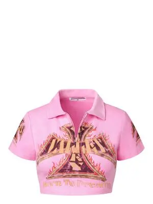 VALE FOREVER Rebirth Rugby Shirt - Pink