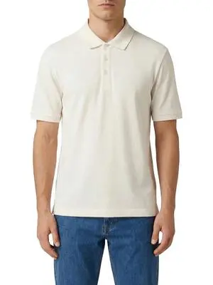 BOSS Cotton Polo Shirt White