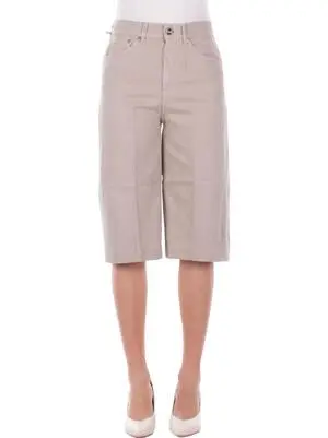 DONDUP Wide Leg Culottes - Beige