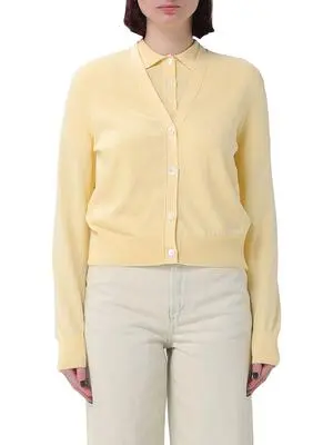 A.p.c. A.P.C. Knit Cotton Polo Shirt Yellow