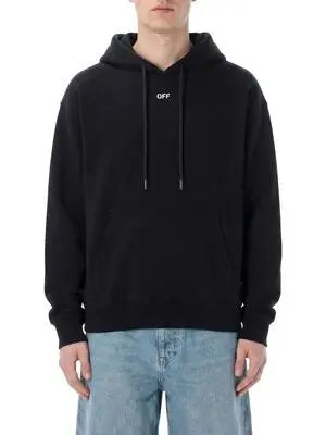 Off-White Off-White Cotton Hoodie Black