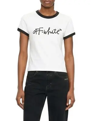 Off-White OFF-WHITE Logo T-Shirt White