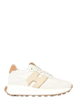 Hogan Lace Up Sneakers - Beige