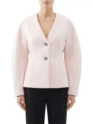 GANNI Classic Blazer - Pink