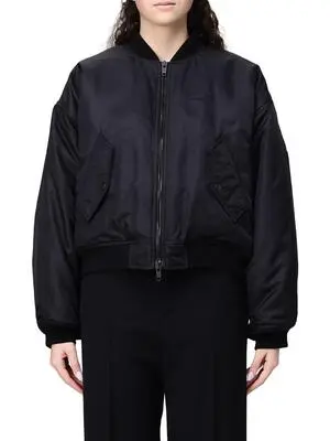 Balenciaga Nylon Bomber Jacket - Black